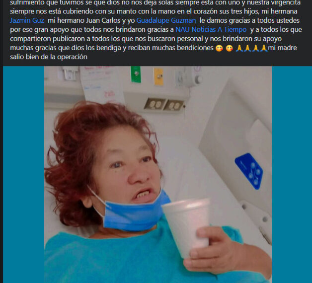 En recuperación la señora operada en el IMSS nueva Frontera - NAU ...